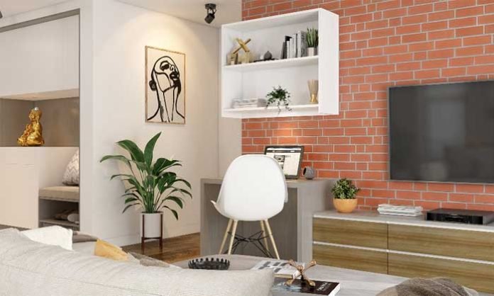 Attractive 1BHK Interior Designs for Small Apartment / Flat / Home